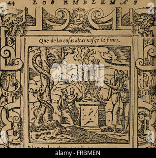 'Los Emblemas de Alciato' (1549) is a collection of allegorical emblems ...