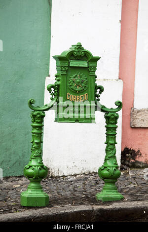 Brazil, Bahia, Salvador, mailbox, green yellow, post, product ...