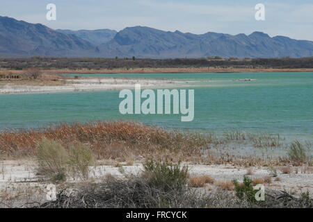 Beautiful Aqua colored body of water Stock Photo - Alamy