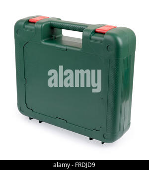 Closed Tool Box Isolated on a White Background Stock Photo - Alamy