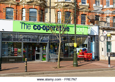 East of England CO-OP supermarket Leiston Suffolk UK Stock Photo ...