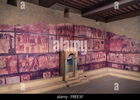 The Dura Europos Synagogue. 3rd century CE. Pharaoah and the infancy of ...