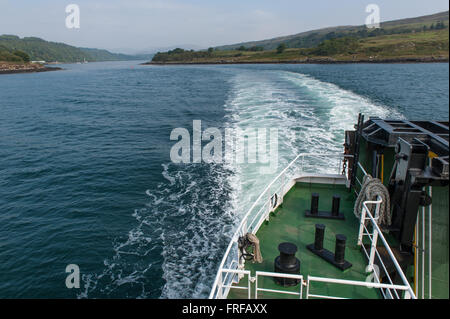 Isle of Mull, Lochaline to Fishnish Ferry. Caladonian Macbrayne Stock ...