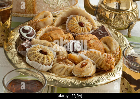 Variety of sweets Pastry. Traditional Eastern dessert Eastern sweets in ...
