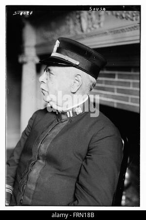 This image features John Philip Sousa, a renowned American composer and ...