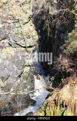 Deil's Cauldron Waterfall, Comrie, Scotland Stock Photo - Alamy