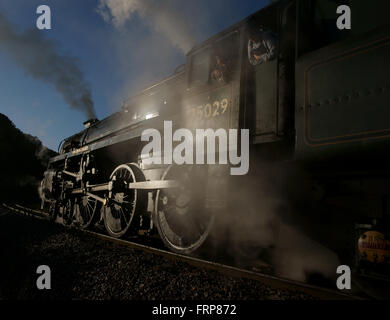 North York Moors Locomotive 75029 'The Green Knight Stock Photo - Alamy