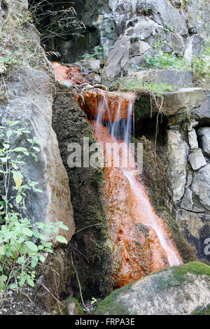 Mattoni waterfall - artificial waterfall Stock Photo - Alamy