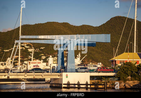 Drawbridge Bridge at Simpson Bay, St. Maarten Stock Photo - Alamy