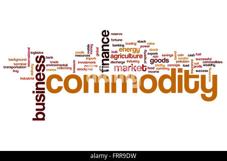 Commodity word cloud concept Stock Photo - Alamy