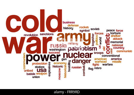 Cold war word cloud concept Stock Photo - Alamy