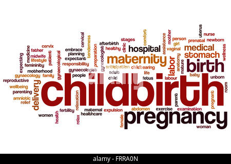 Midwife word cloud concept Stock Photo - Alamy