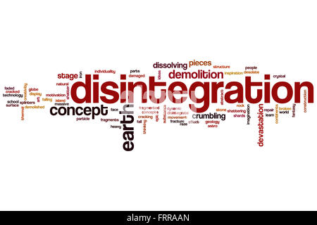 Disintegration word cloud concept Stock Photo - Alamy