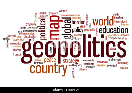 Globalization concept word cloud background Stock Photo - Alamy