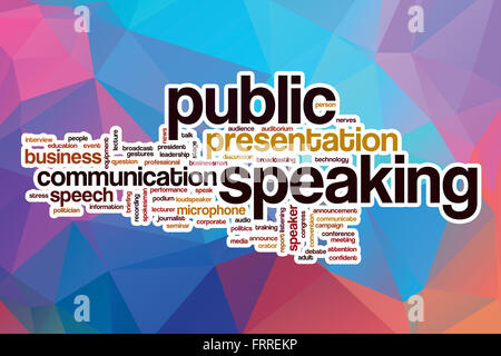 Public Speaking Word Cloud Concept with great terms such as business ...