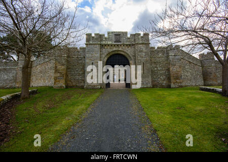 Jedburgh Castle and Jail Stock Photo - Alamy