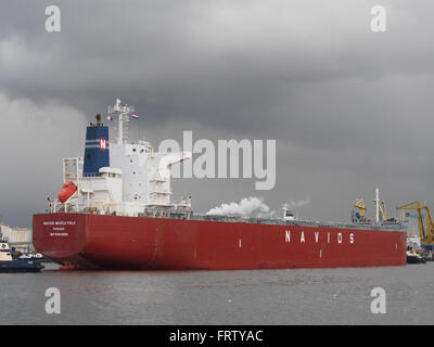 Navios Marco Polo, a bulk cargo vessel docked at Vlothaven in the Port ...