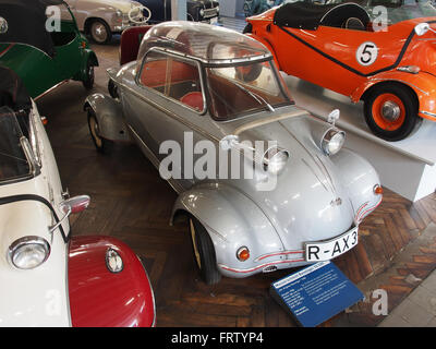 The 1958 Messerschmitt Renntiger TG500, a unique microcar featuring a ...