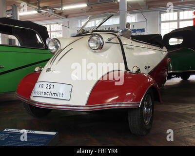 The 1959 Messerschmitt KR201 is a microcar with a 191cc engine and 10 ...