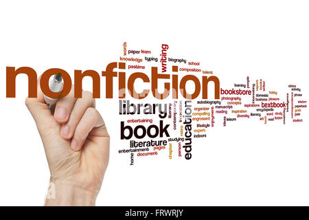 Nonfiction word cloud concept Stock Photo - Alamy