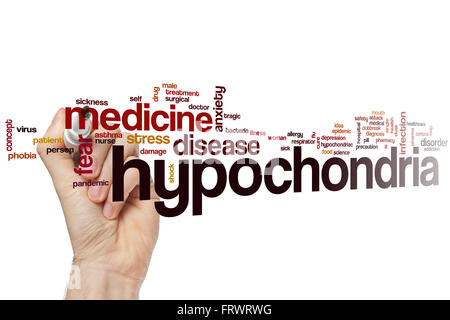 Hypochondria word cloud concept Stock Photo - Alamy