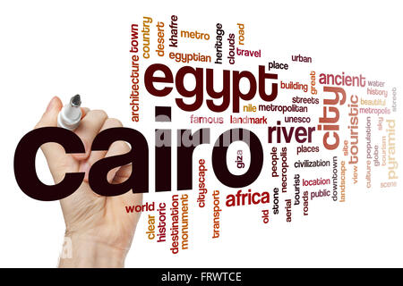 Cairo word cloud concept Stock Photo - Alamy