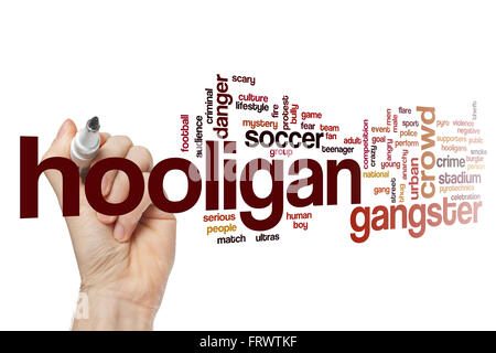 Hooligan word cloud Stock Photo - Alamy