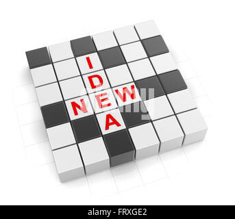 3d Crossword Series , 3d rendered image Stock Photo - Alamy
