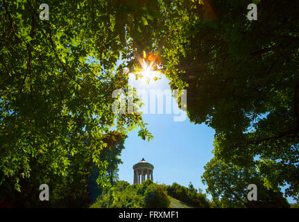 Monopteros in the English Garden, Englischer Garten, Munich, Bavaria ...