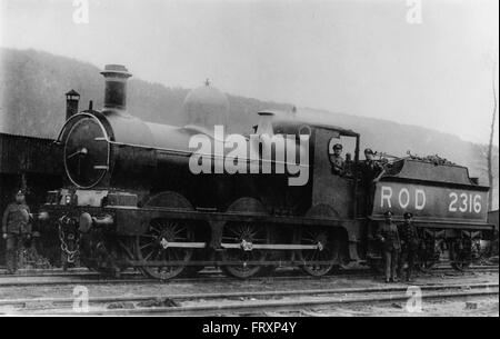 GWR Dean Goods 0-6-0 steam locomotive at Dieppe docks when serving with ...