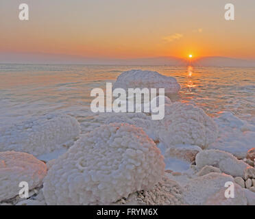 Sun rising over the Dead Sea, Israel Stock Photo - Alamy