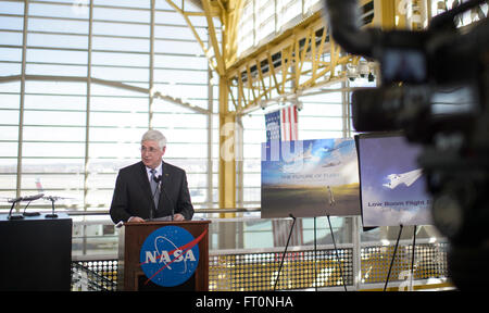 David Melcher, CEO of the Aerospace Industry Association, speaks during ...