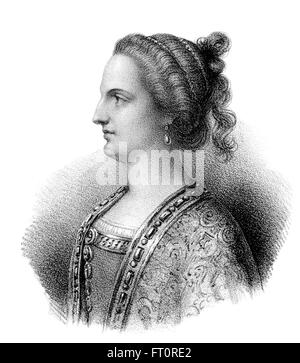 Portrait of King Childeric III (717-754) considered the last Frankish ...