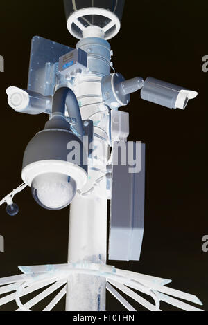 Closed-circuit CCTV surveillance cameras seen in south east London, UK ...