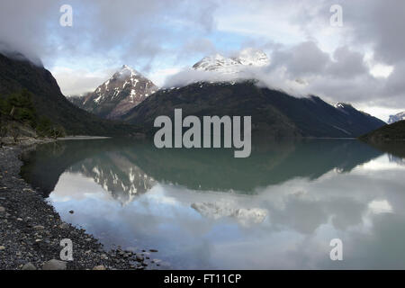 Lago Dickson near Refugio Dickson, Torres del Paine National Park ...