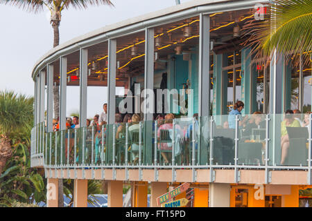 Fins at Sharkys restaurant on the pier in Venice Florida Stock Photo ...