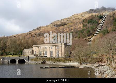 Loch Sloy Hydro Electric Power Station Inveruglas, Strathclyde Stock ...