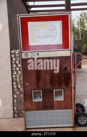 antique vintage old fashion pepsi soda coke pop vending machine Stock ...