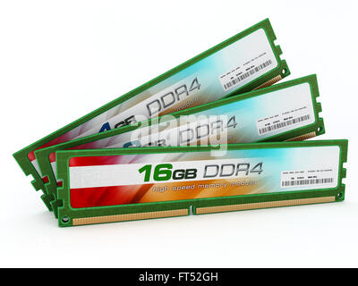 Generic RAM module isolated on white background Stock Photo - Alamy