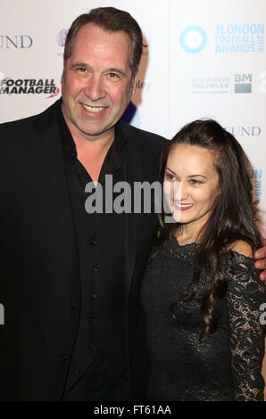 March 3, 2016 - David Seaman and Frankie Poultney attending London ...