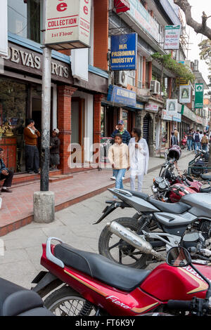 Nepal, Kathmandu. Durbar Marg Street Stock Photo - Alamy