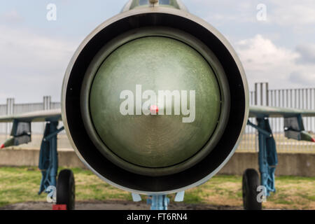 Old fashioned Jet fighter engine inlet vent Stock Photo - Alamy