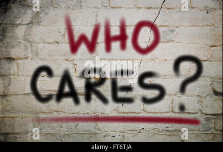 Who Cares Concept Stock Photo - Alamy