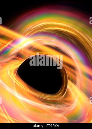 Black hole Computer artwork representing a black hole A black hole is a ...