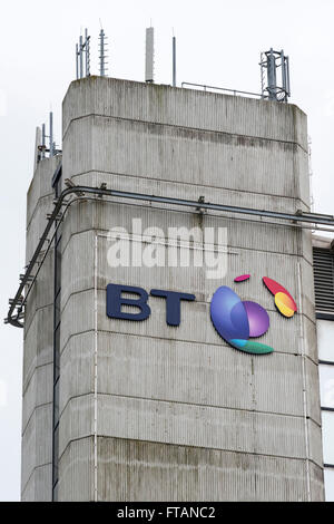BT British Telecom sign or logo UK Stock Photo - Alamy