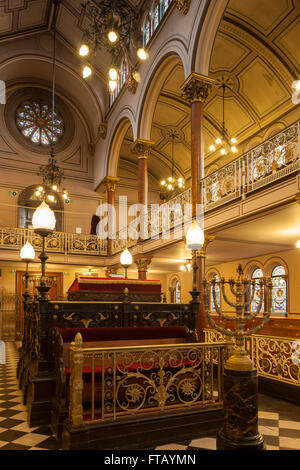 Interior of the historic synagogue on Middle Street in Brighton ...