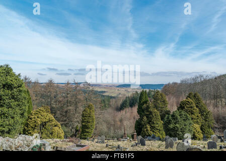 The stunning view from the graveyard of St Gwynno's Church, Llanwonno ...