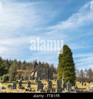 St Gwynno's Church, Llanwonno. One a thriving community, the village ...