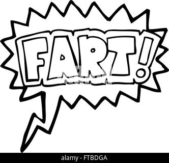 freehand drawn cartoon fart symbol Stock Vector Image & Art - Alamy