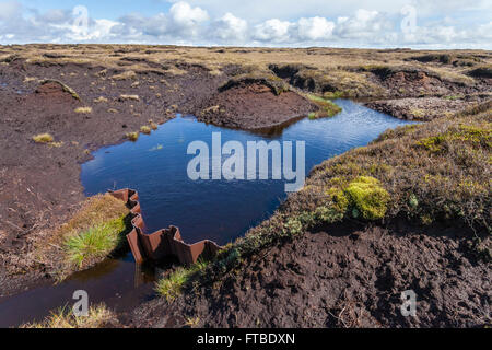 Conservation and erosion control. Gully blocking with stone dams ...